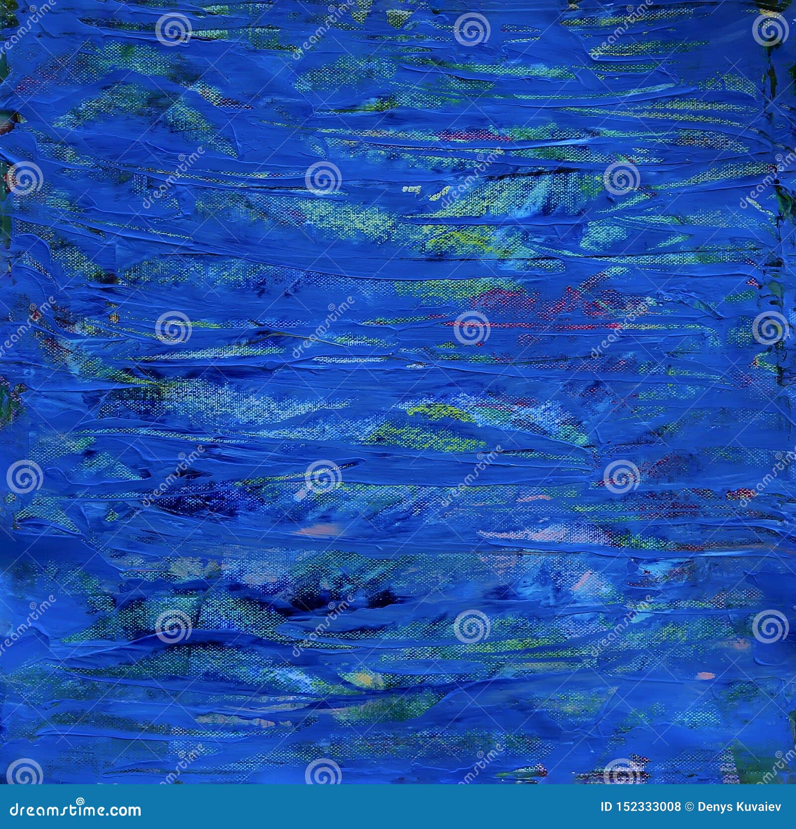 Abstract Blue Art Painting Texture, Background. Stock Photo - Image of ...