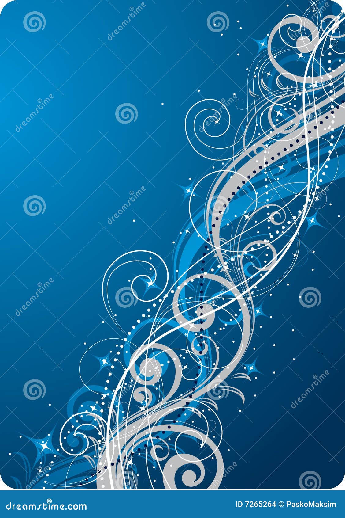 Abstract blue background stock vector. Illustration of blueish - 7265264