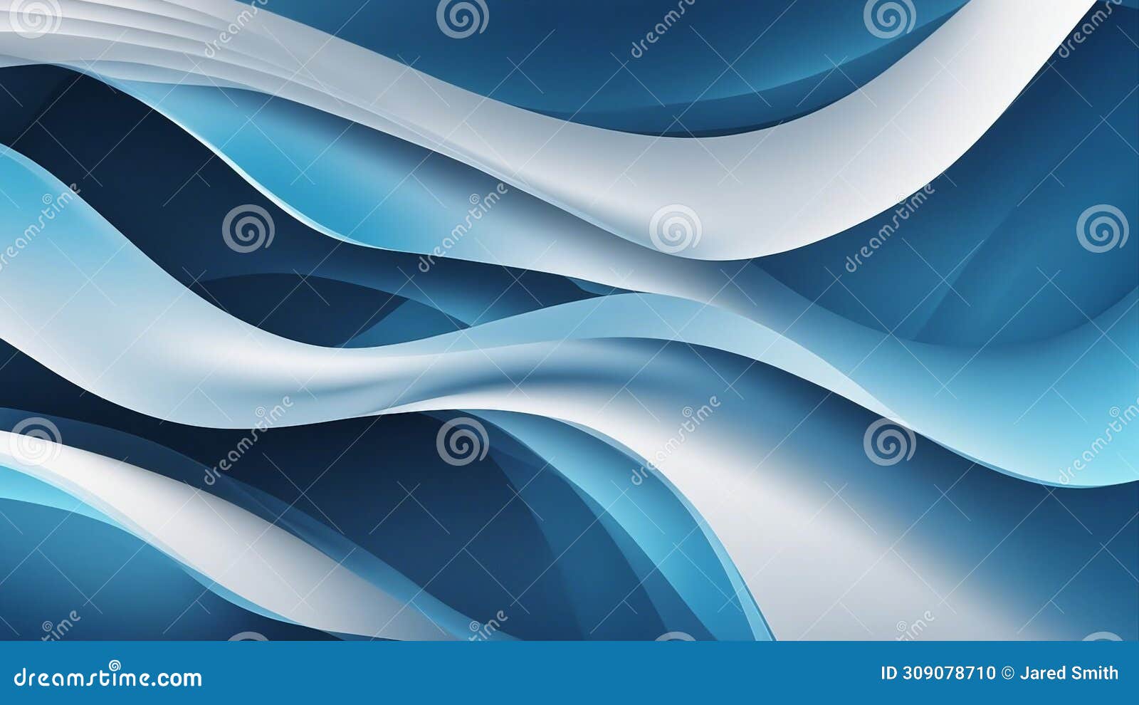 Abstract Blue Background an Abstract Blue Wavy Background with Light ...