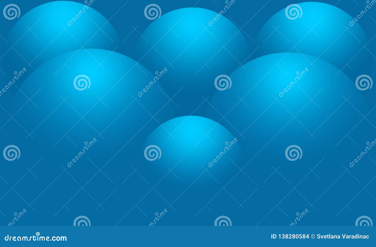 Abstract Blue Background with Balls. Stock Vector - Illustration of ...