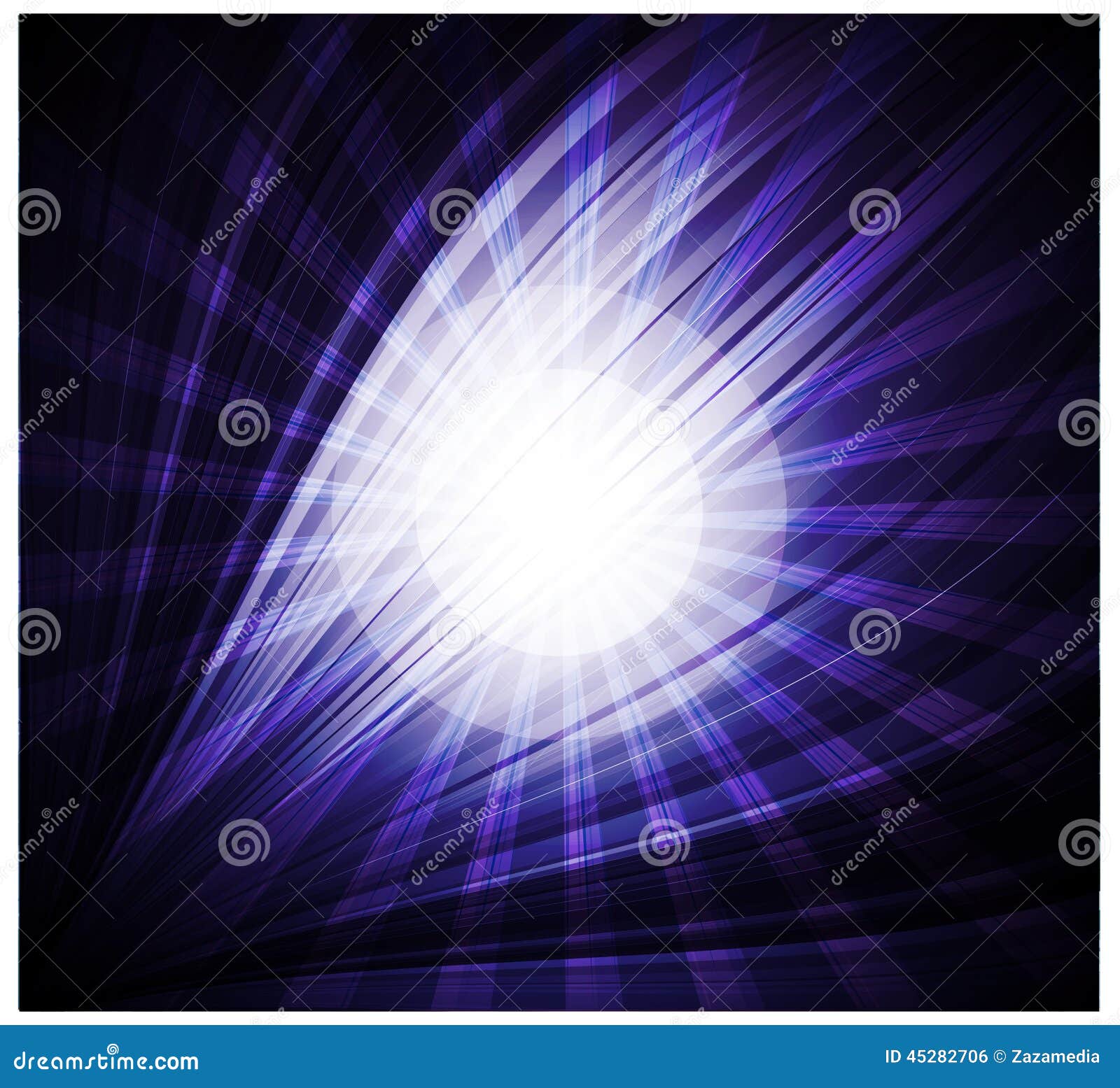 Abstract Blue Background Beautiful Rays of Light Stock Vector ...