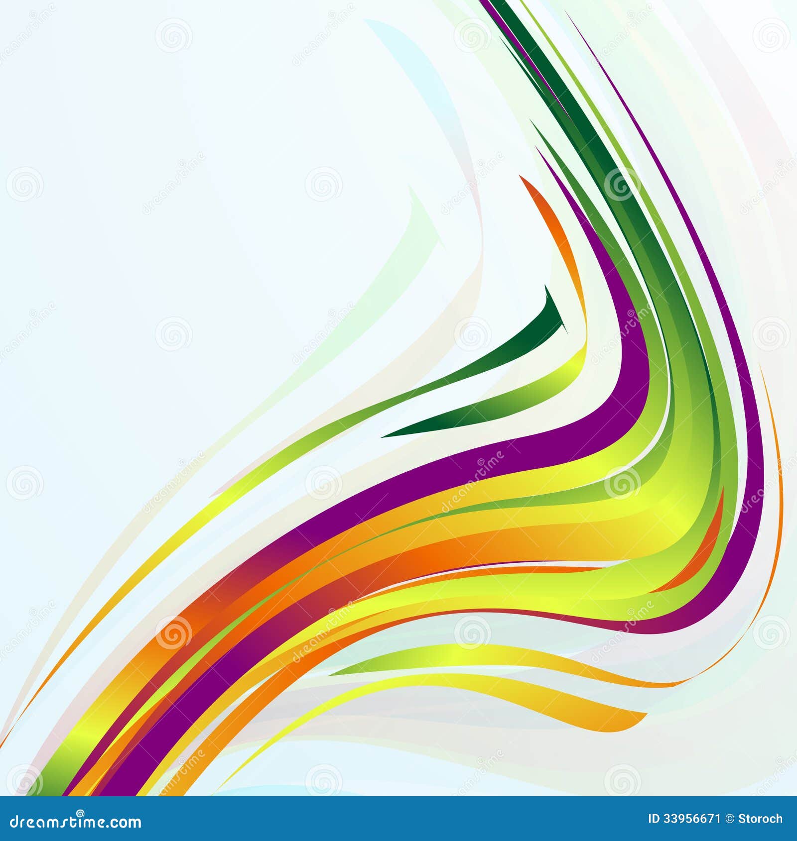 Abstract Blue Background with Bent Lines. Stock Vector - Illustration ...