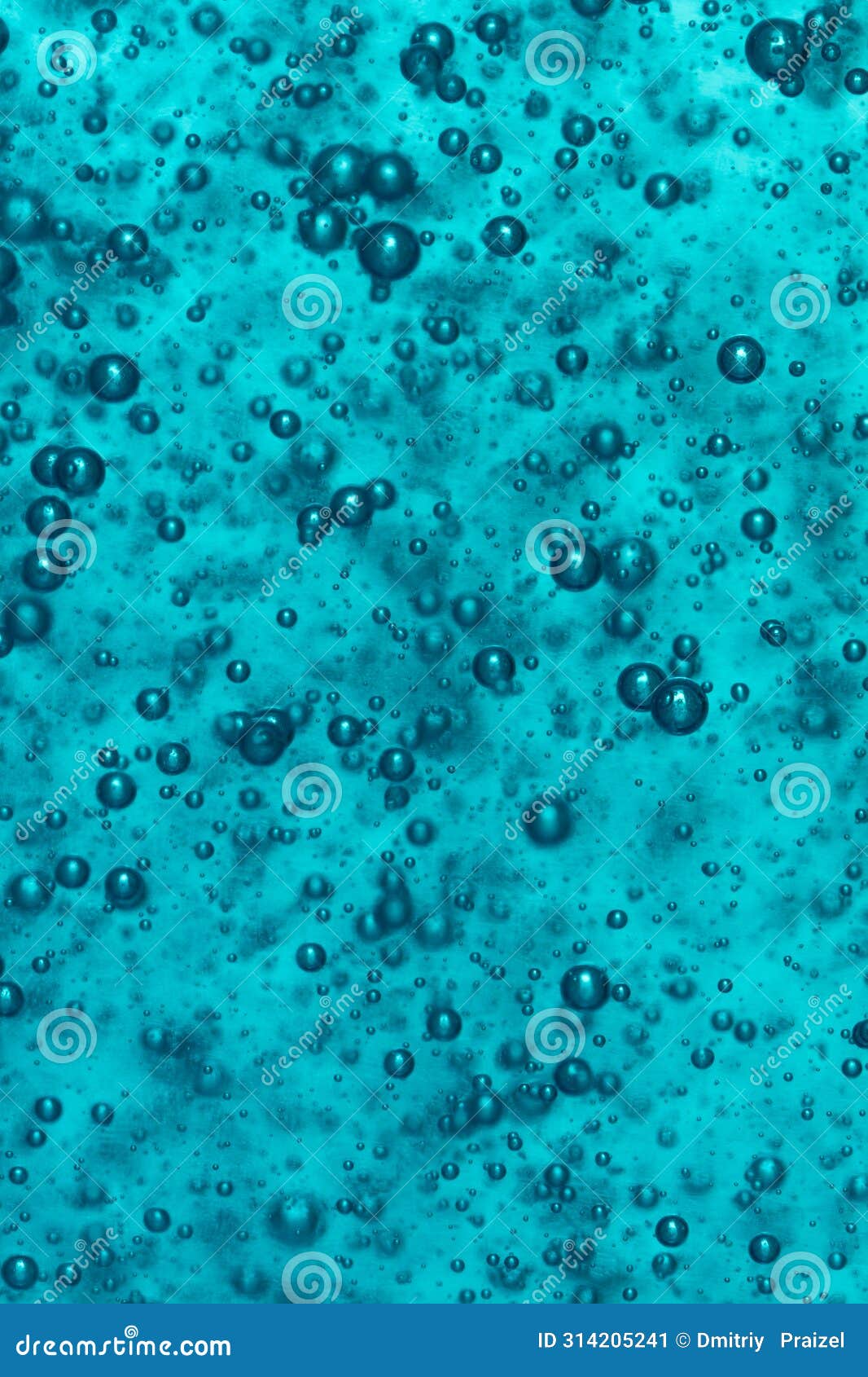Abstract Blue Background with Bubbles. Stock Image - Image of calm ...