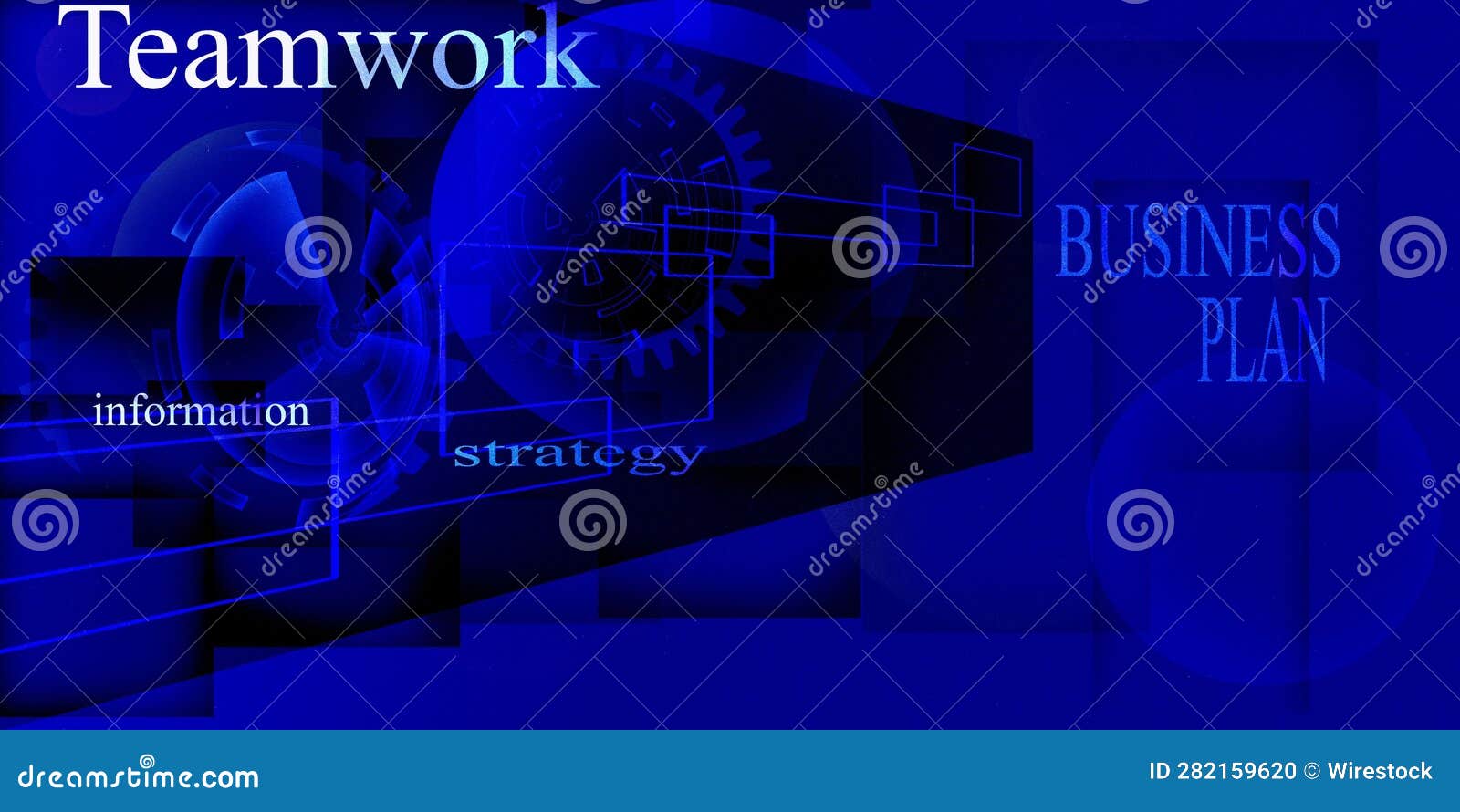 Beautiful Abstract Blue Background with Business Design Stock ...