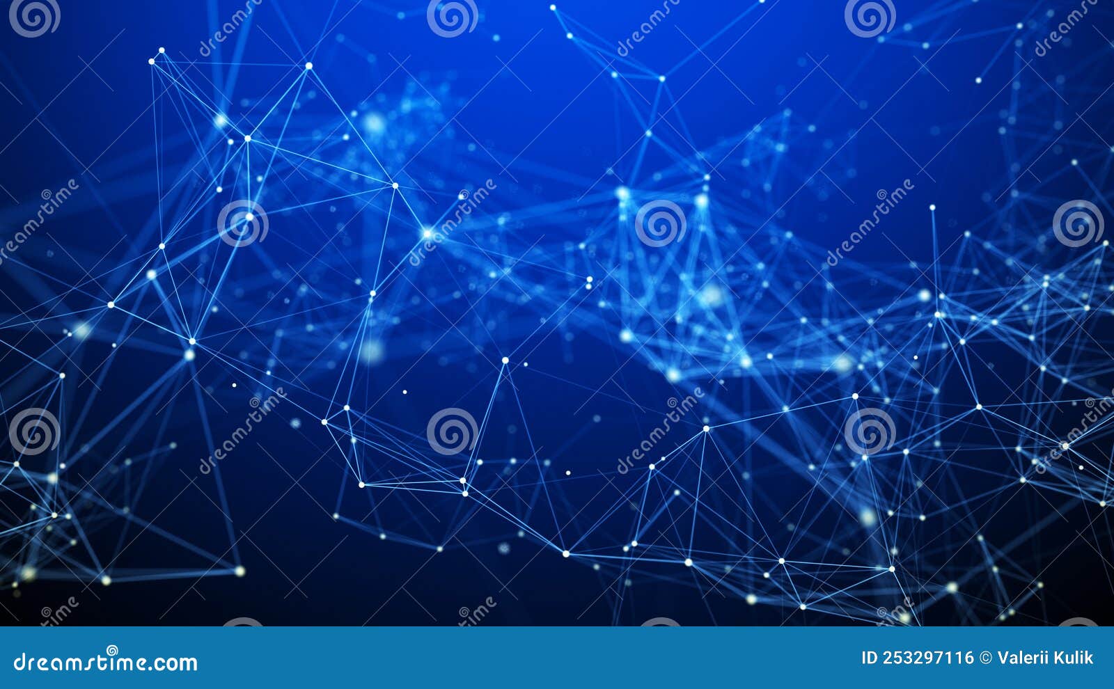 Abstract Blue Background. Background for a Business Event. Network ...