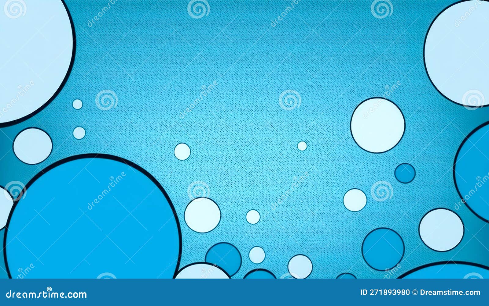 Abstract Blue Background, Cartoon Illustration, Generative AI. Stock ...