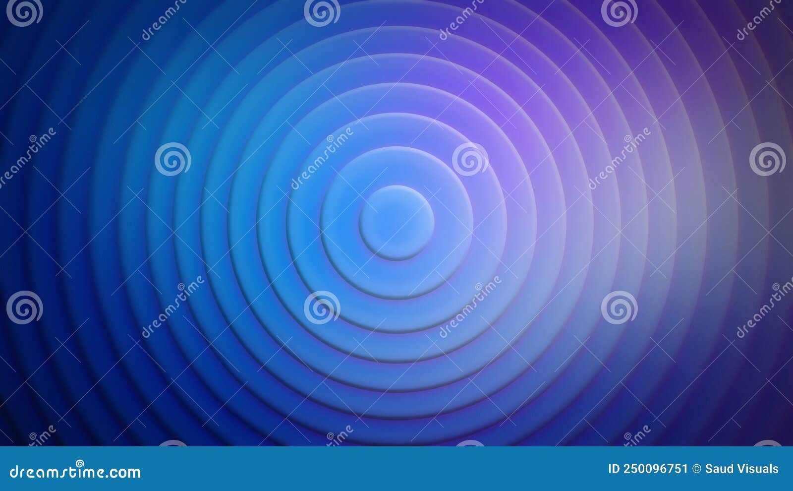 Abstract Blue Circle Background. Round Shaped Background. Round 3D ...