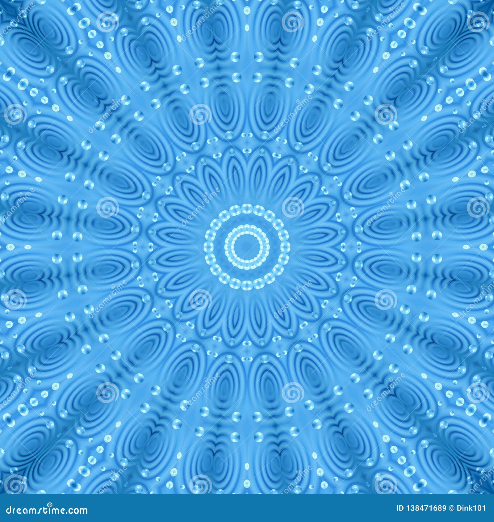 Abstract blue background stock illustration. Illustration of concentric ...
