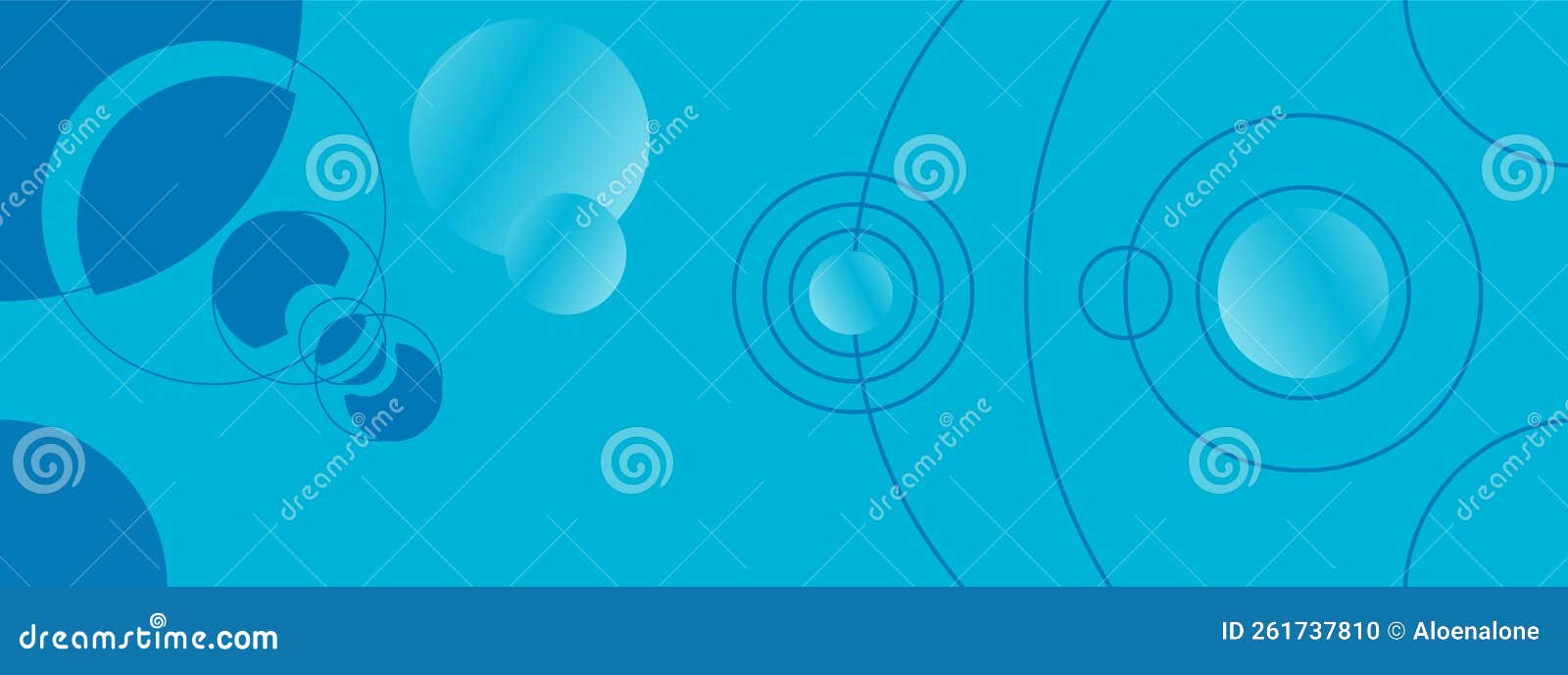 Abstract Blue Background. with the Concept of Geometric Lines and ...