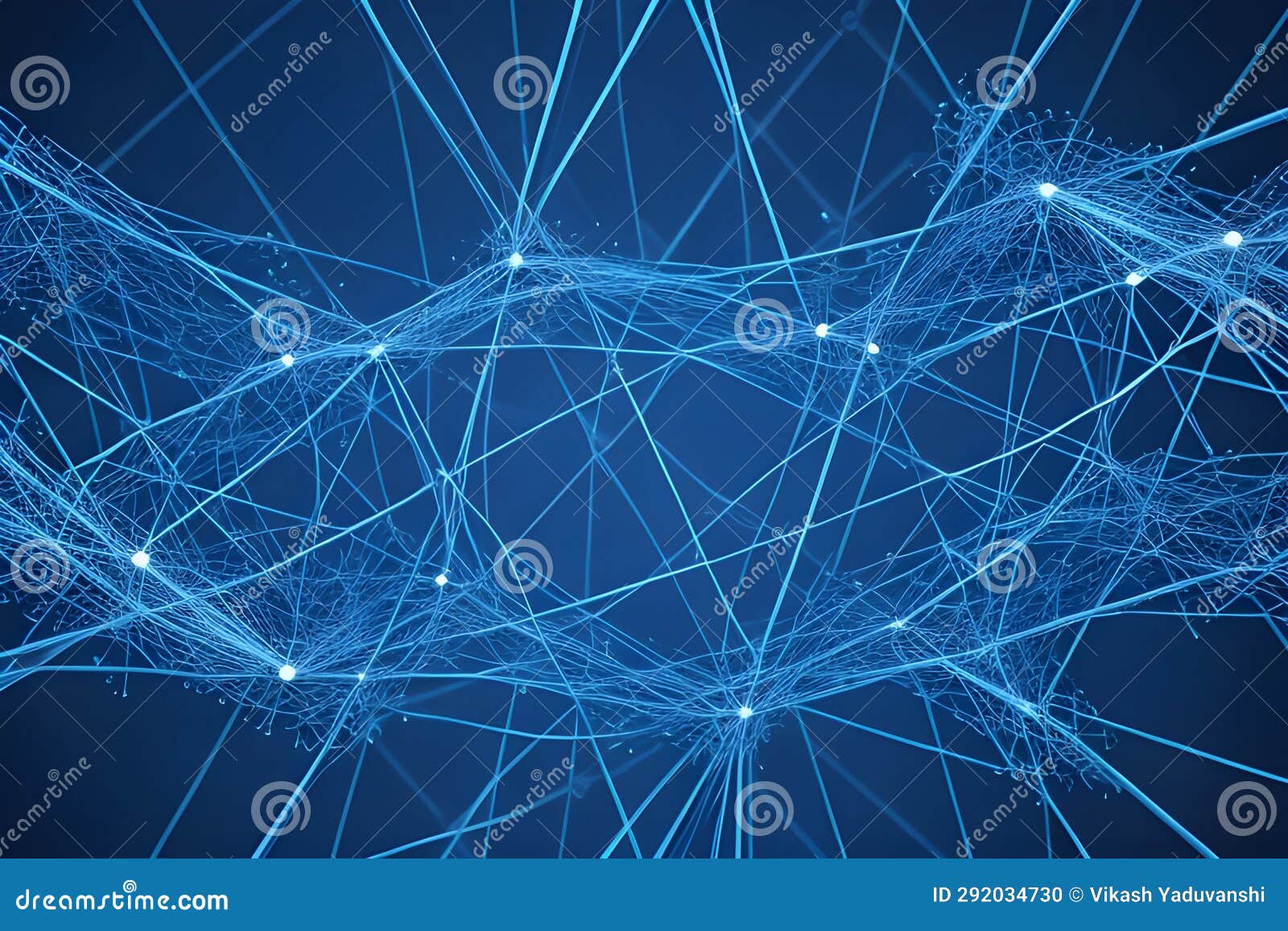 Abstract Blue Background with Connection Lines and Dots Images for ...