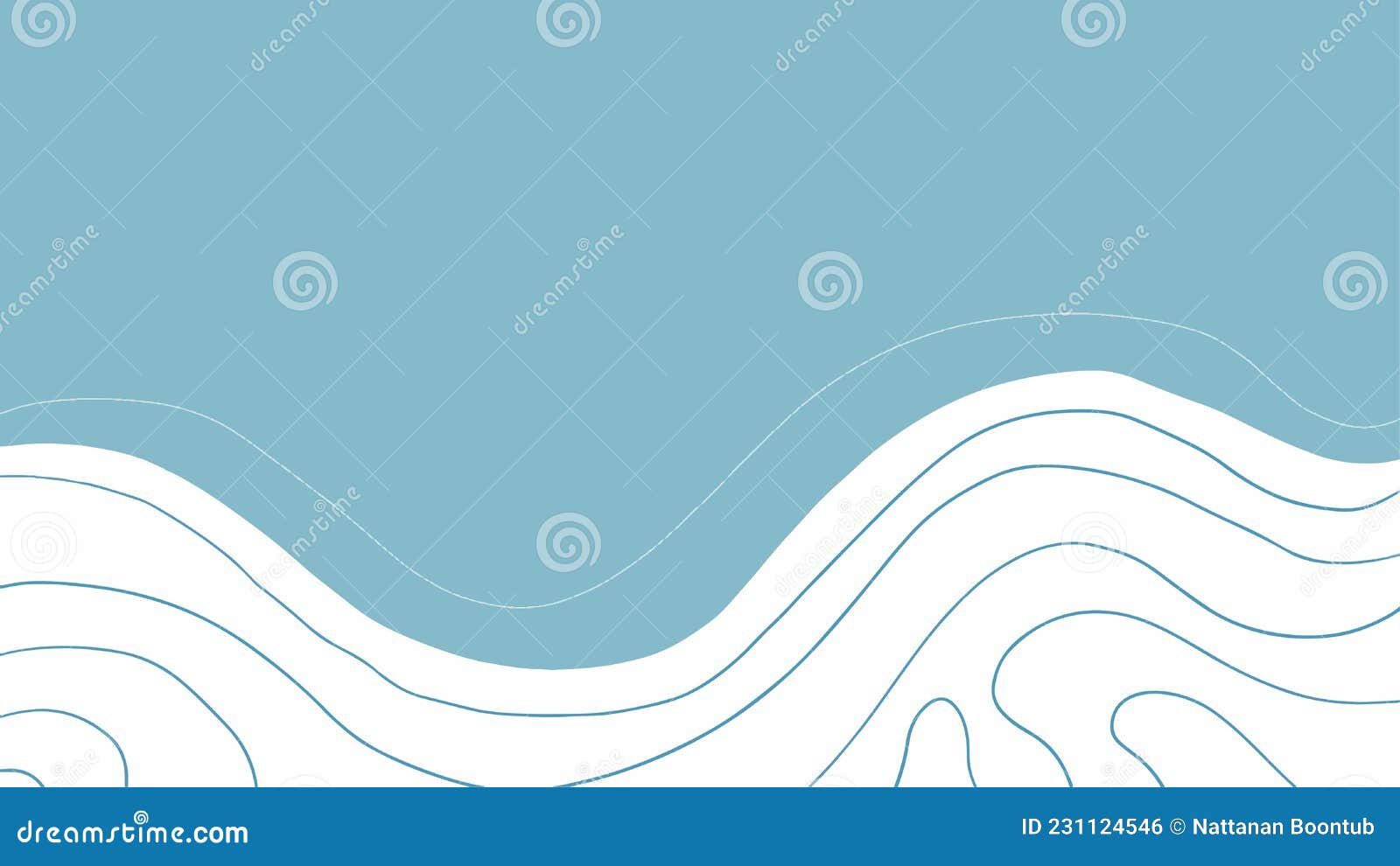 Abstract Blue Background and Curve Shape, Background with Copy Space ...