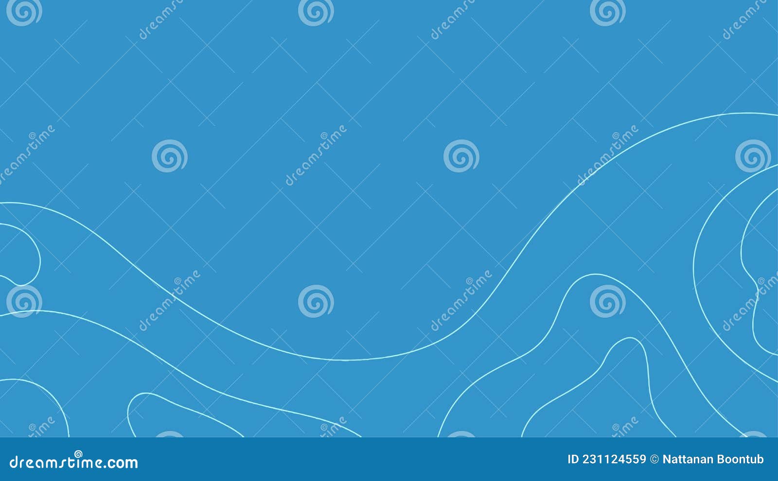 Abstract Blue Background and Curve Shape, Background with Copy Space ...