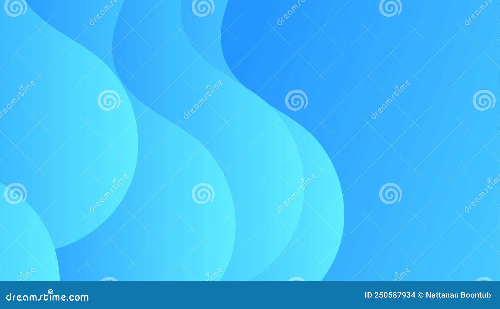 Abstract Blue Background and Curve Shape, Background with Copy Space ...