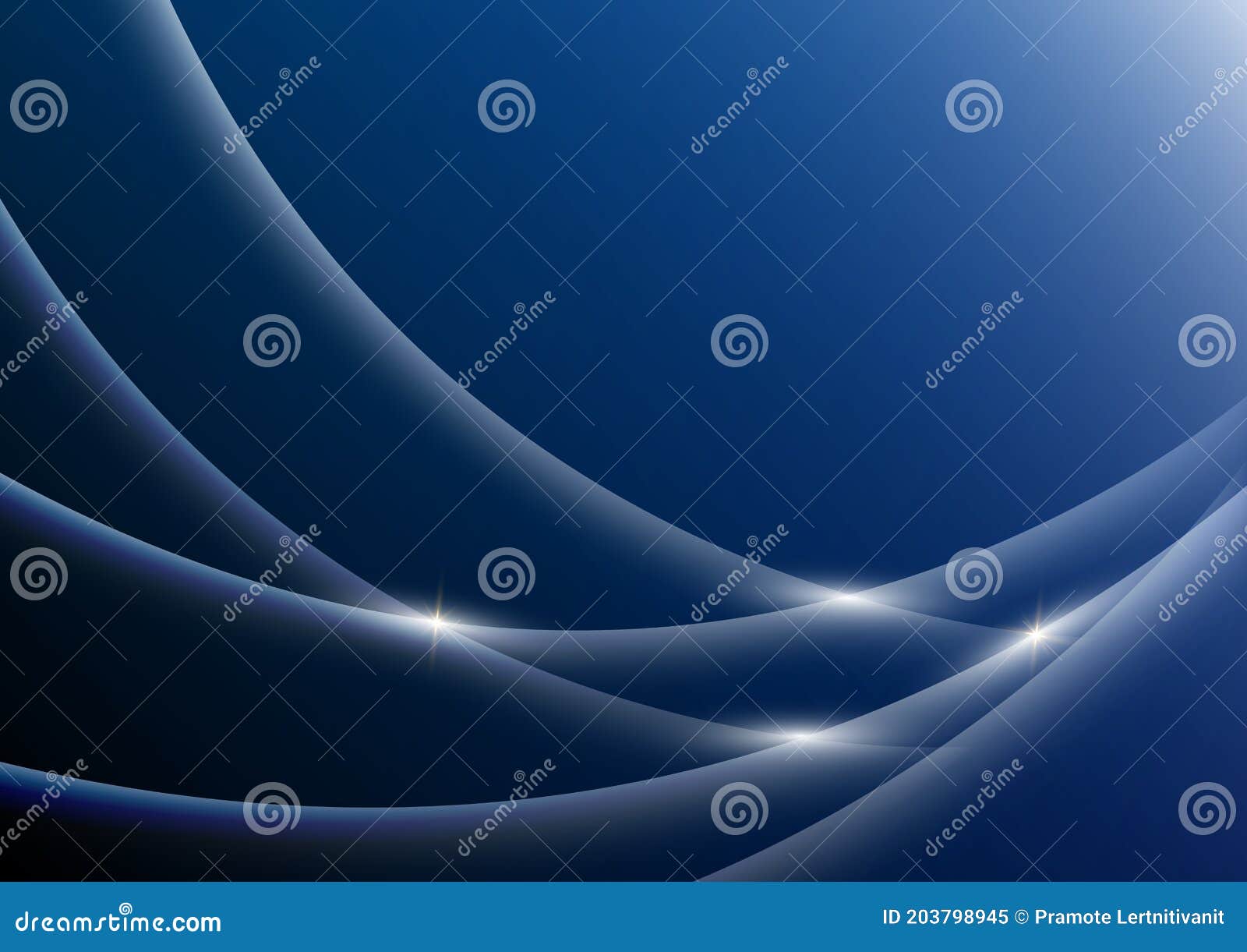Abstract Blue Background Curved with Shadow and Light Effect Stock ...