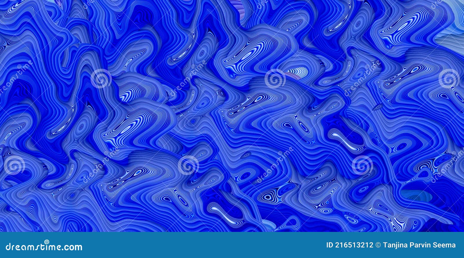 Abstract Blue Background with a Curving or Bending Feel Stock ...