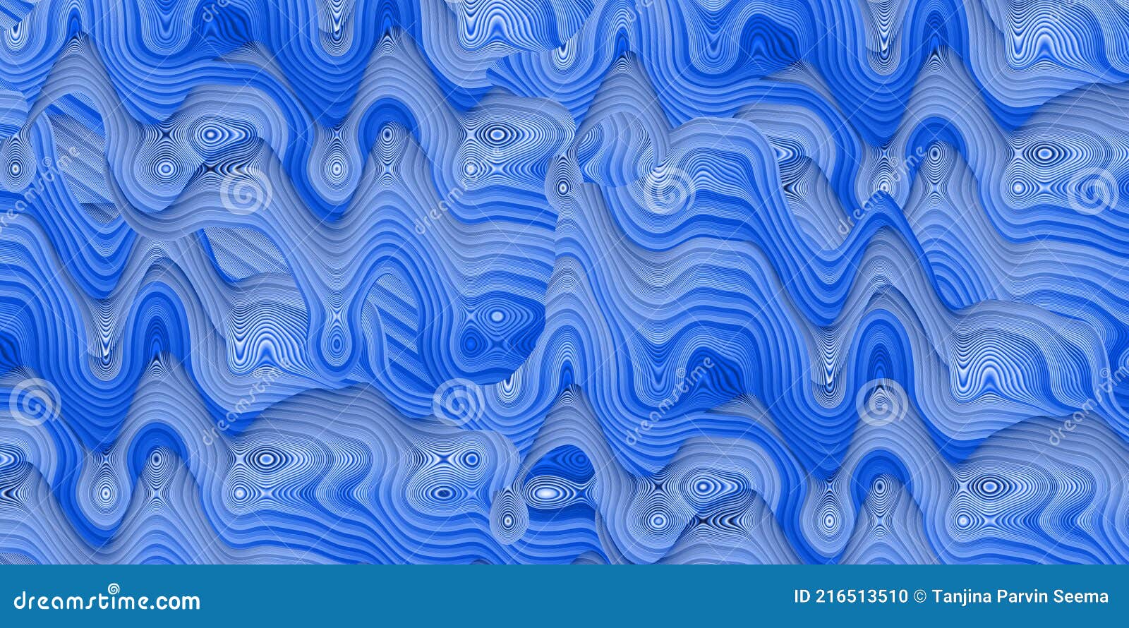 Abstract Blue Background with a Curving or Bending Feel Stock ...