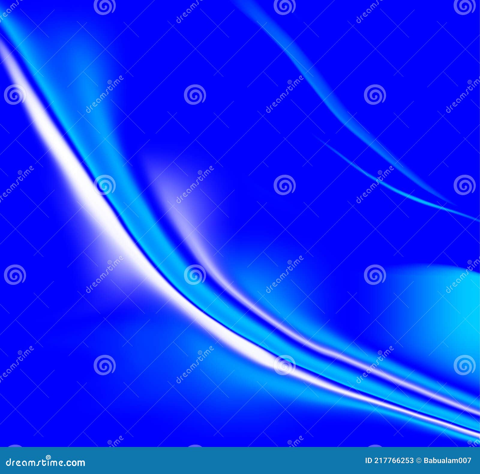 Blue Smooth Abstract Background with Shining Light Stock Vector ...