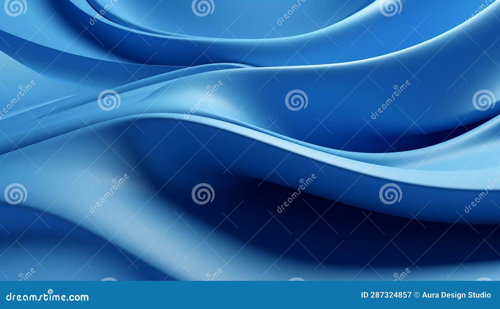 Abstract Blue Background 3d Rendering Stock Illustration - Illustration ...