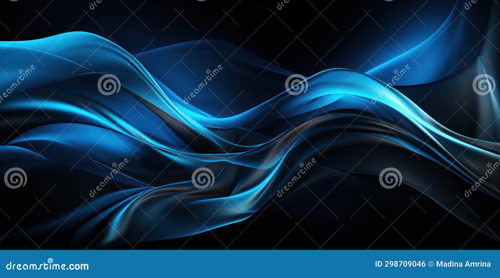 Abstract Blue Background Design with Layers of Transparent Material ...