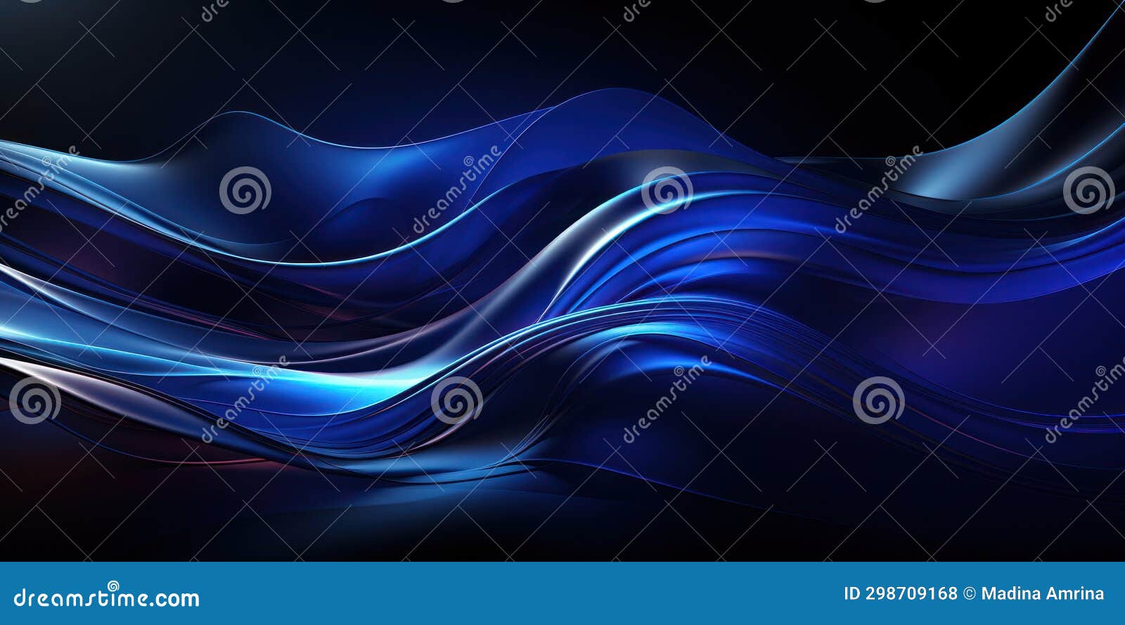 Abstract Blue Background Design from Liquid Material Stock Photo ...