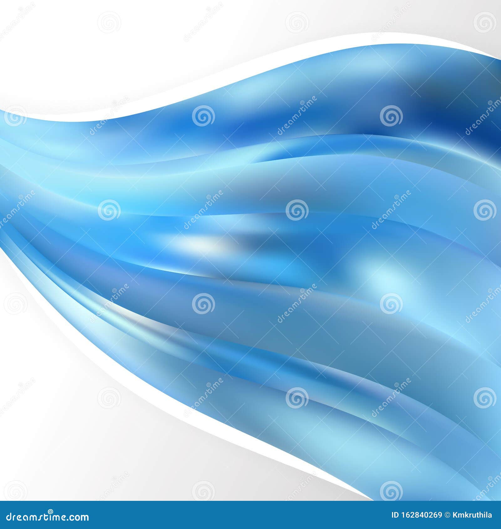 Abstract Blue Background Design Template Design Stock Vector ...