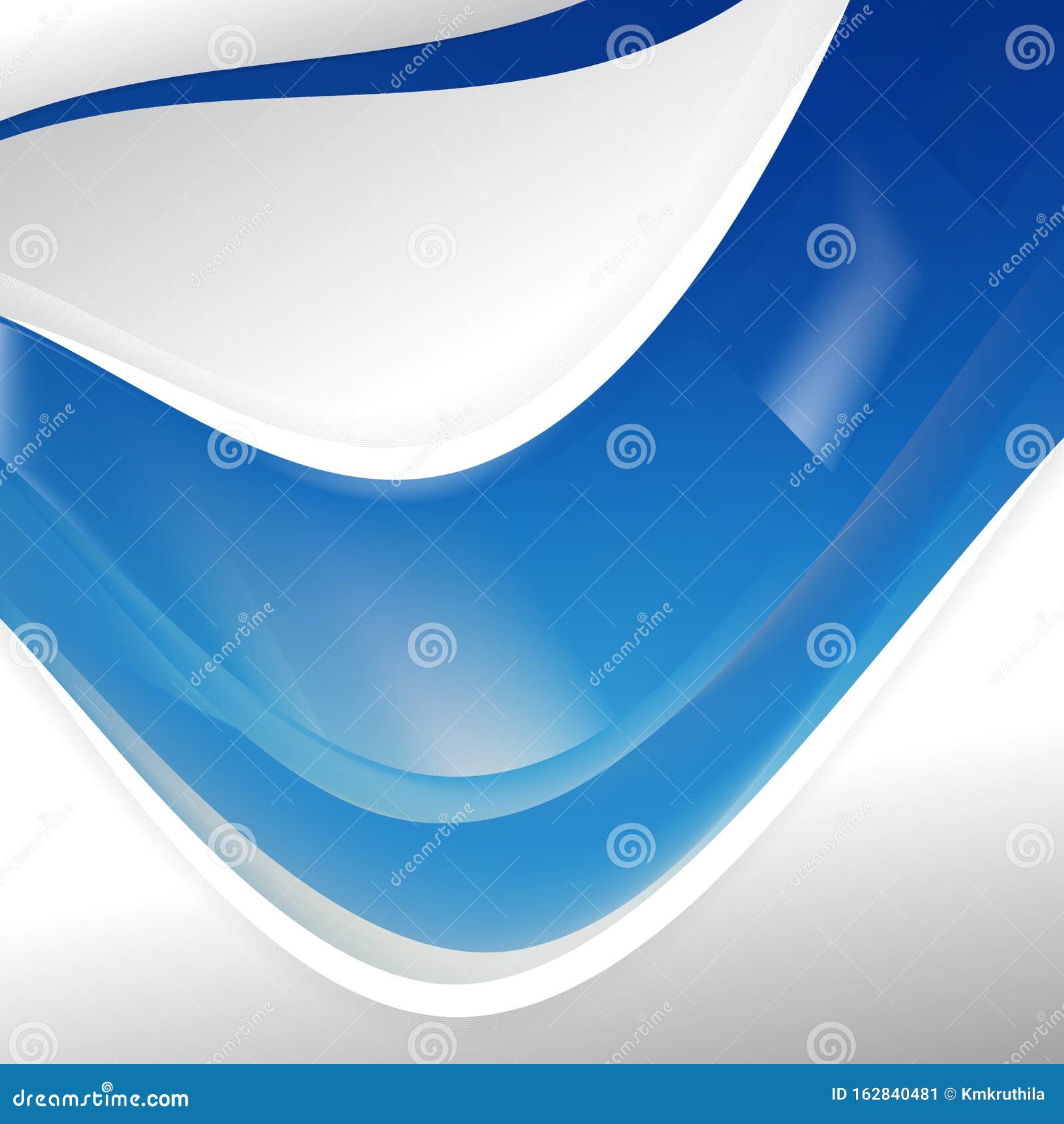Abstract Blue Background Design Template Stock Vector - Illustration of ...
