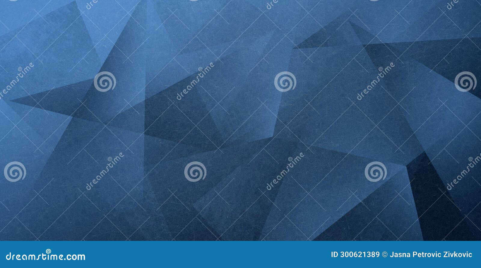 Abstract Blue Background Design with Triangle Blocks in Geometric ...