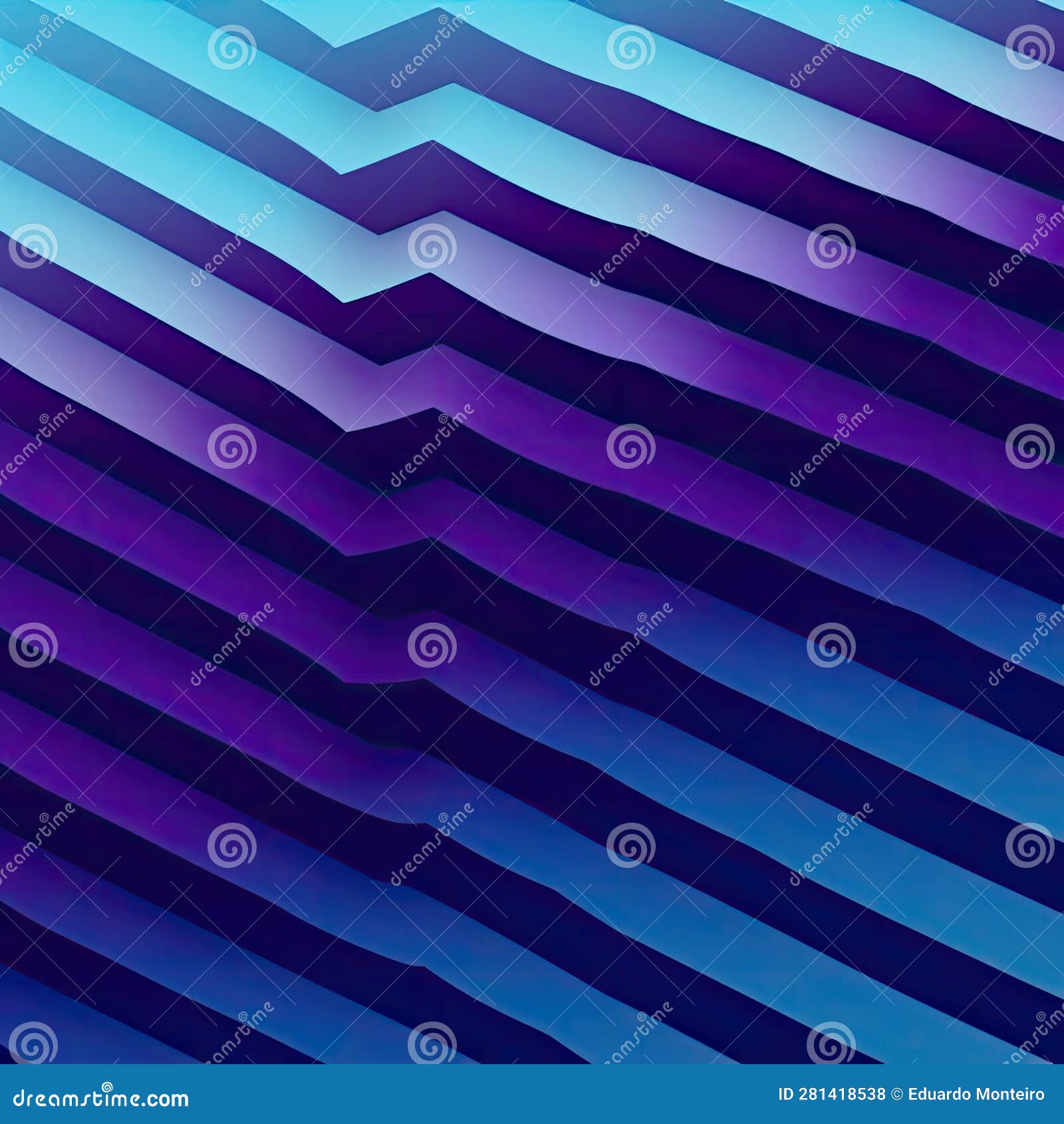 Abstract Blue Background with Diagonal Stripes Stock Illustration ...
