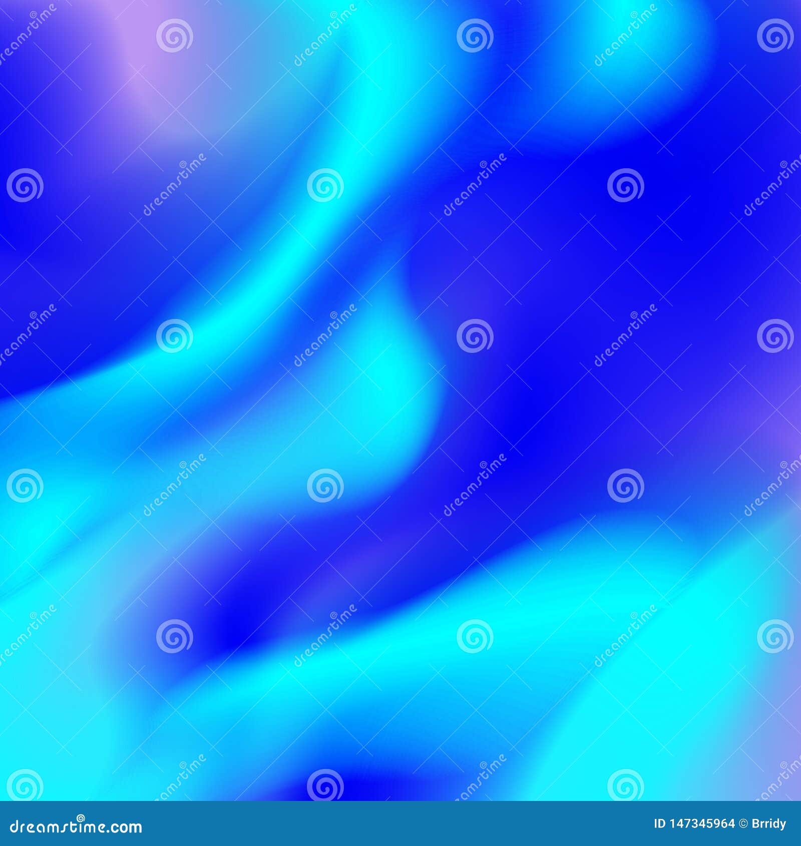 Abstract Blue Background with Dynamic Flow. Vector Colorful Fluid ...