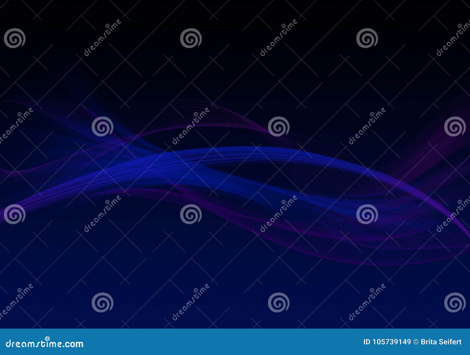 Abstract Blue Background with Dynamic Lines Stock Image - Image of ...