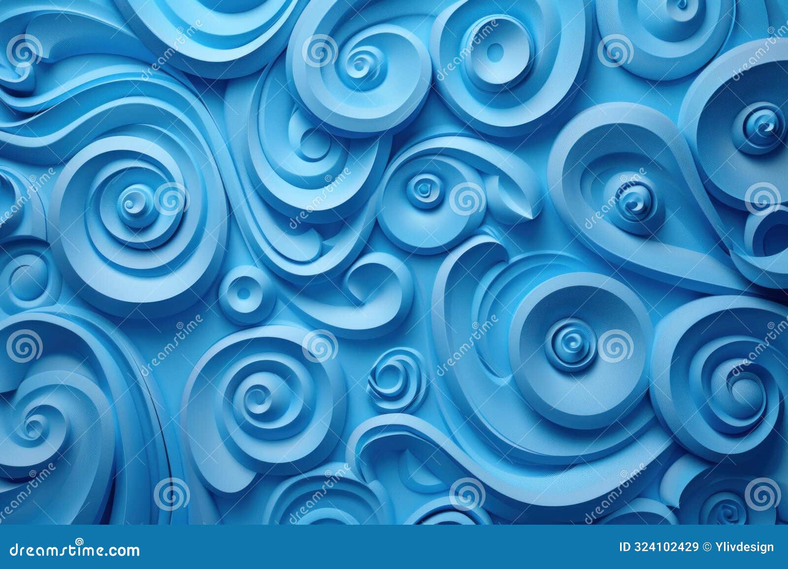 Intricate Scrollwork Forming a Seamless Pattern of Swirls Stock ...