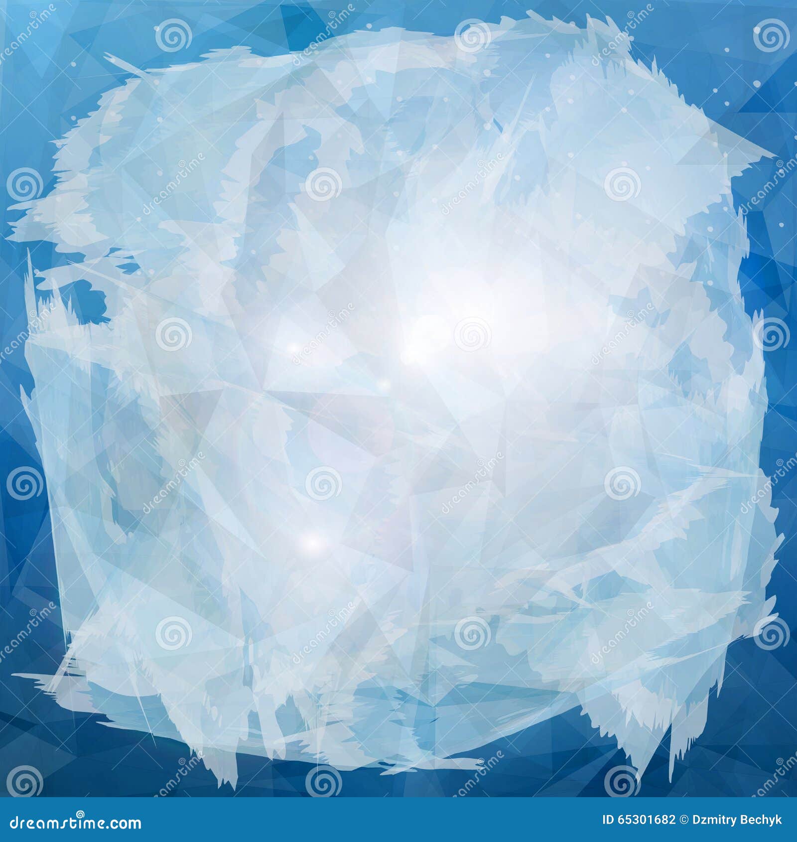Abstract Blue Background with Frost Stock Illustration - Illustration ...