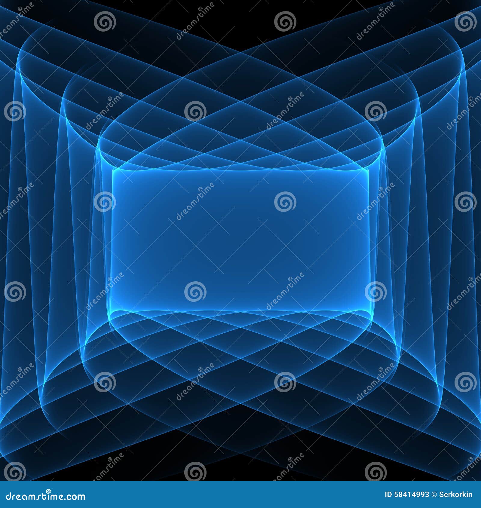 Abstract Blue Background. Geometric Pattern in Blue Colors. Abstract ...