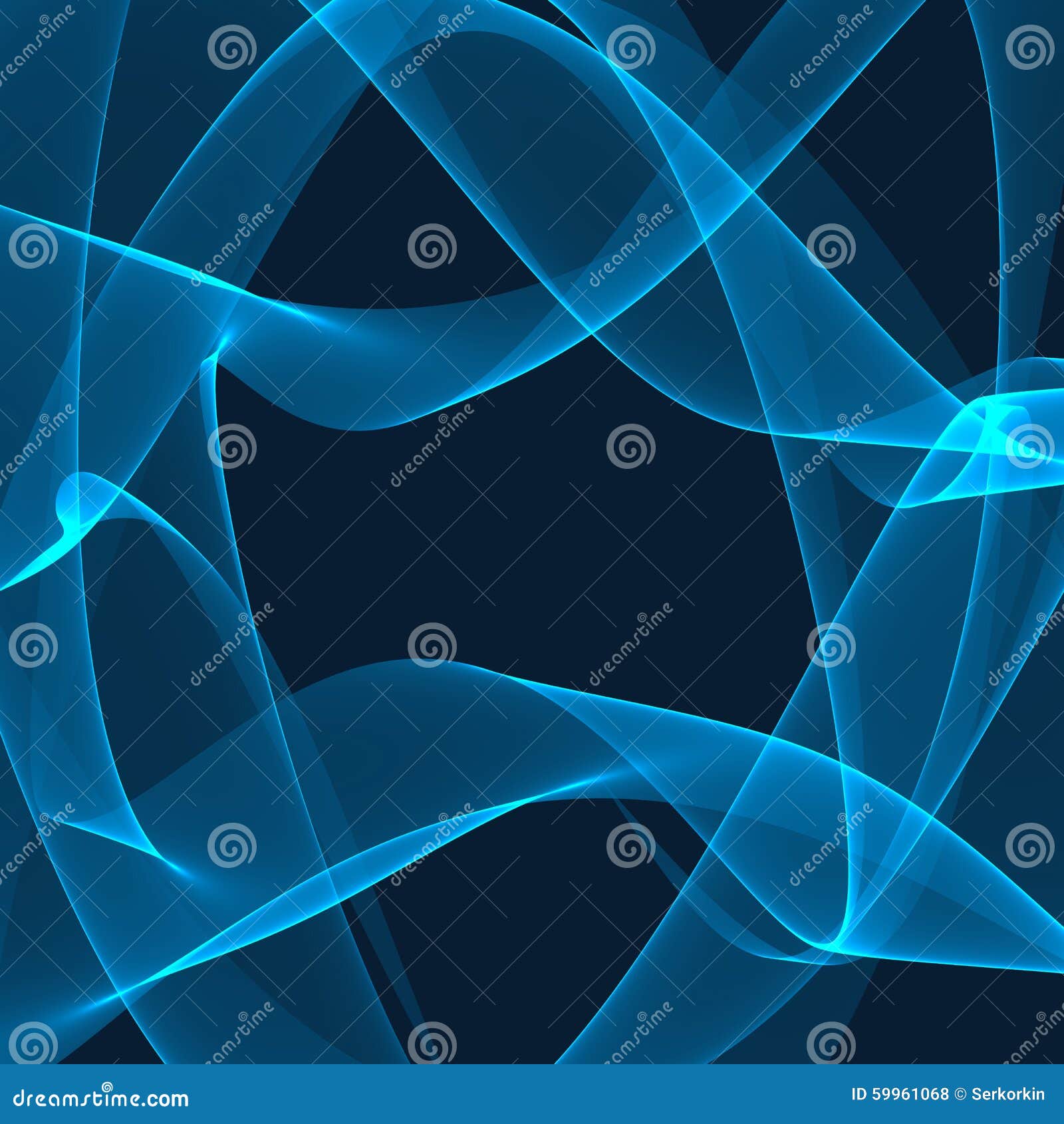 Abstract Blue Background. Geometric Pattern in Blue Colors. Blue Light ...