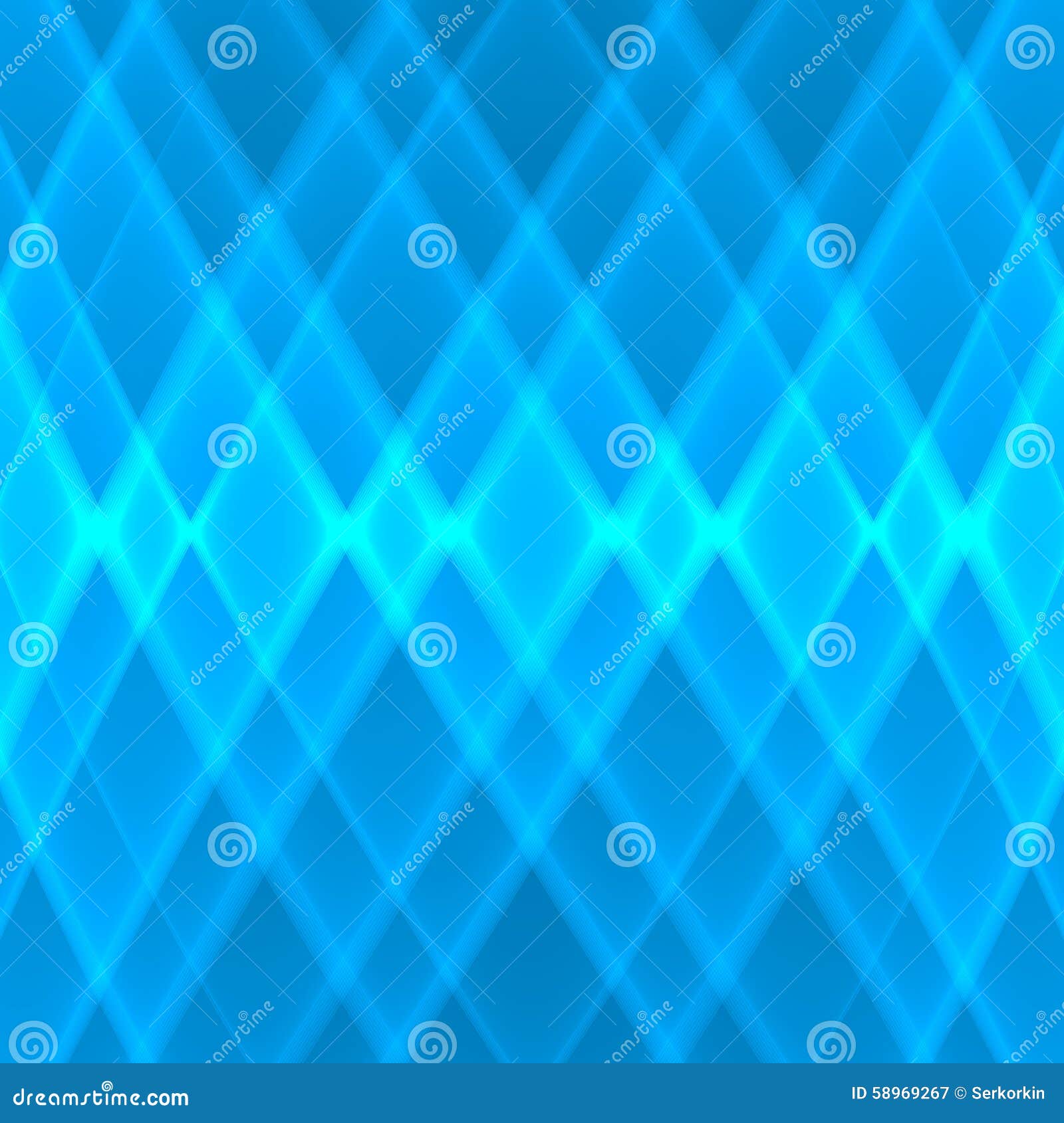 Abstract Blue Background. Geometric Pattern in Blue Colors. Blue Light ...