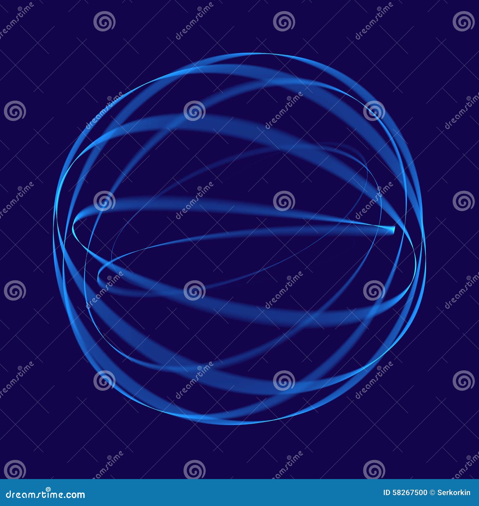 Abstract Blue Background. Geometric Pattern in Blue Colors Stock ...