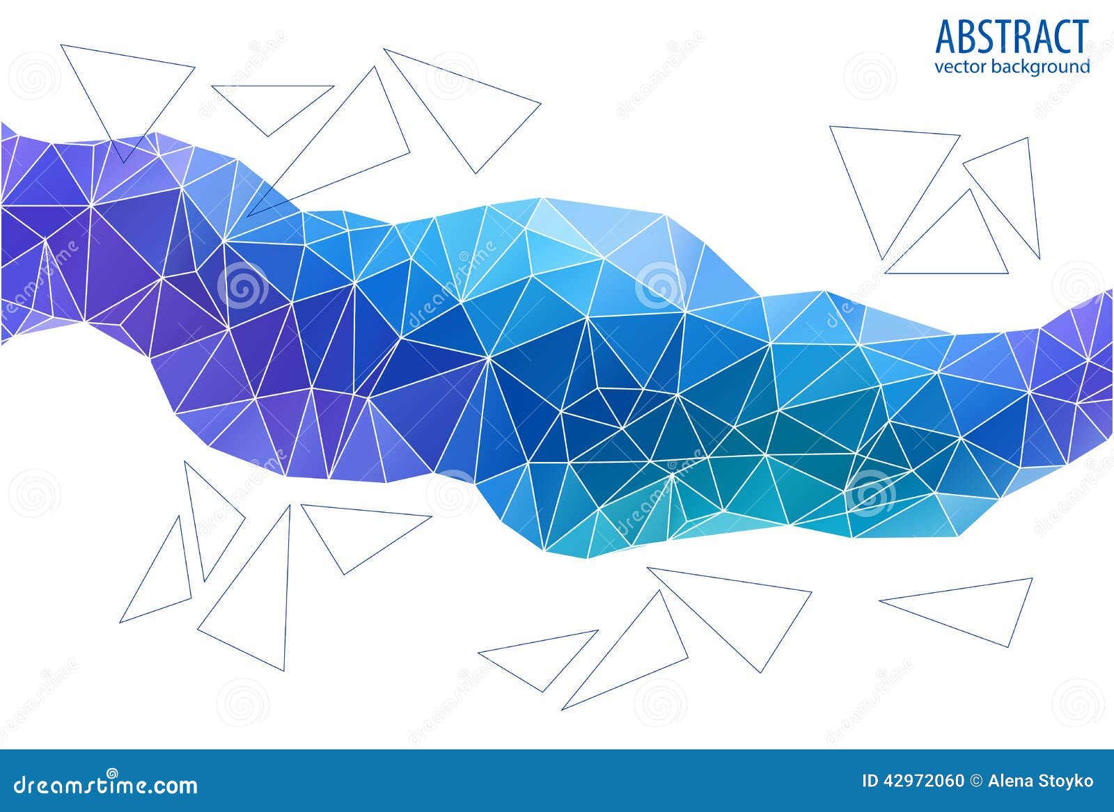 Abstract blue background stock vector. Illustration of reflection ...