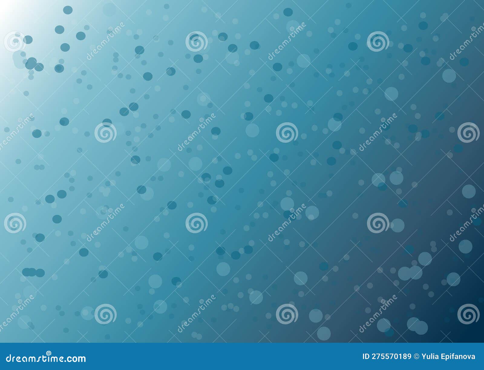 Abstract Blue Background, Gradient Background with Circles, Marine ...