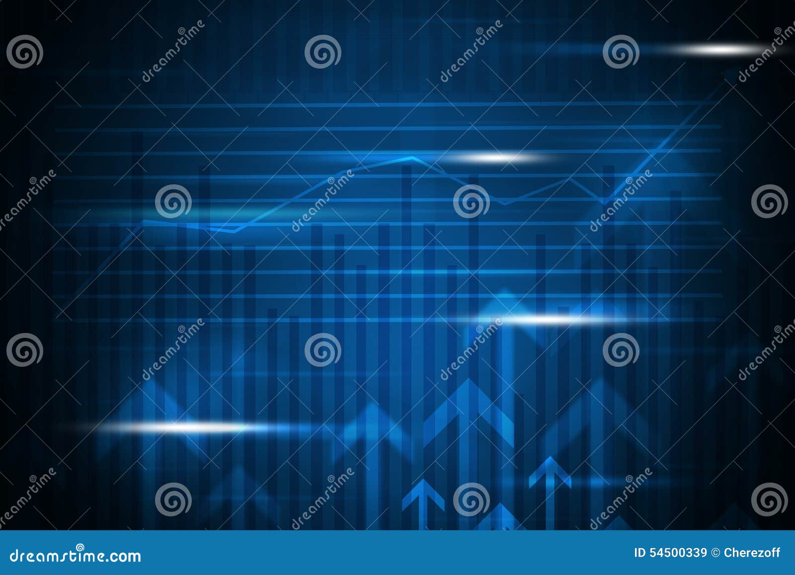 Abstract Blue Background With Graphs Royalty-Free Stock Photography ...