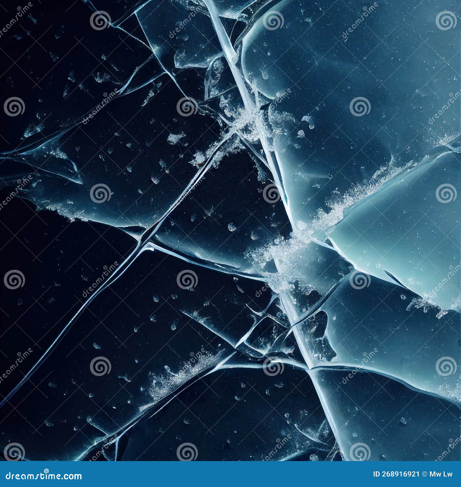 Abstract Blue Background with Ice Stock Illustration - Illustration of ...