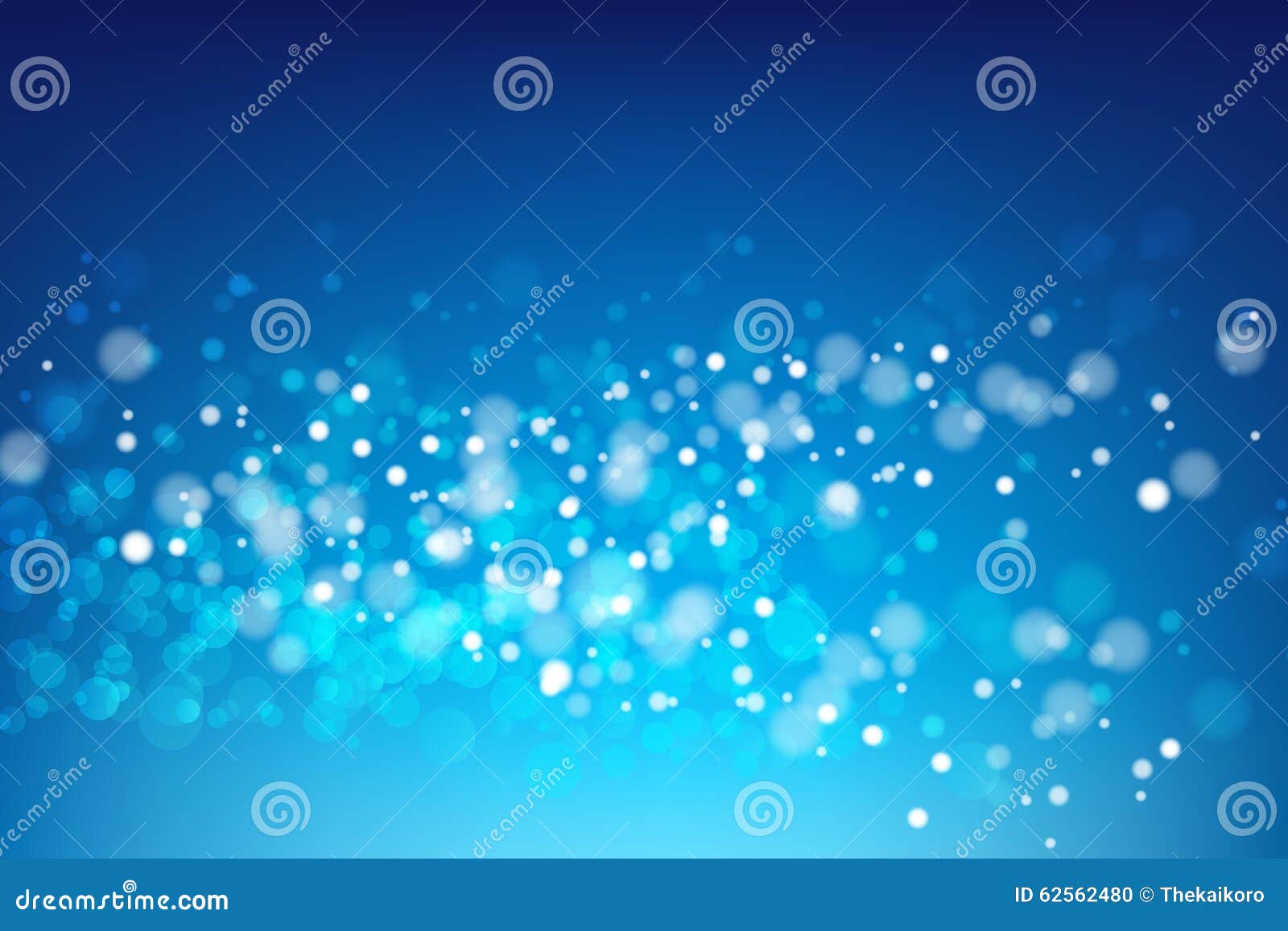 Abstract Blue Background with Light Bokeh Vector Illustration 002 Stock ...
