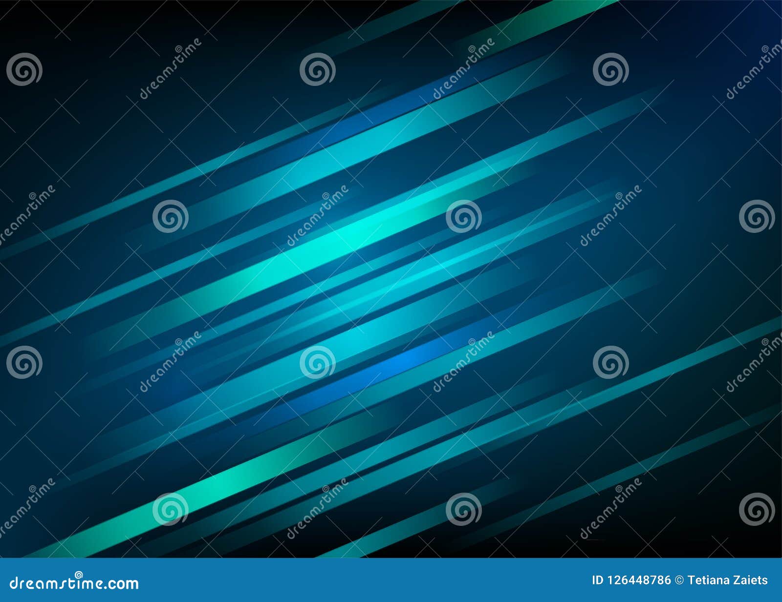 Abstract Blue Background with Light Diagonal Lines. Speed Motion Design ...