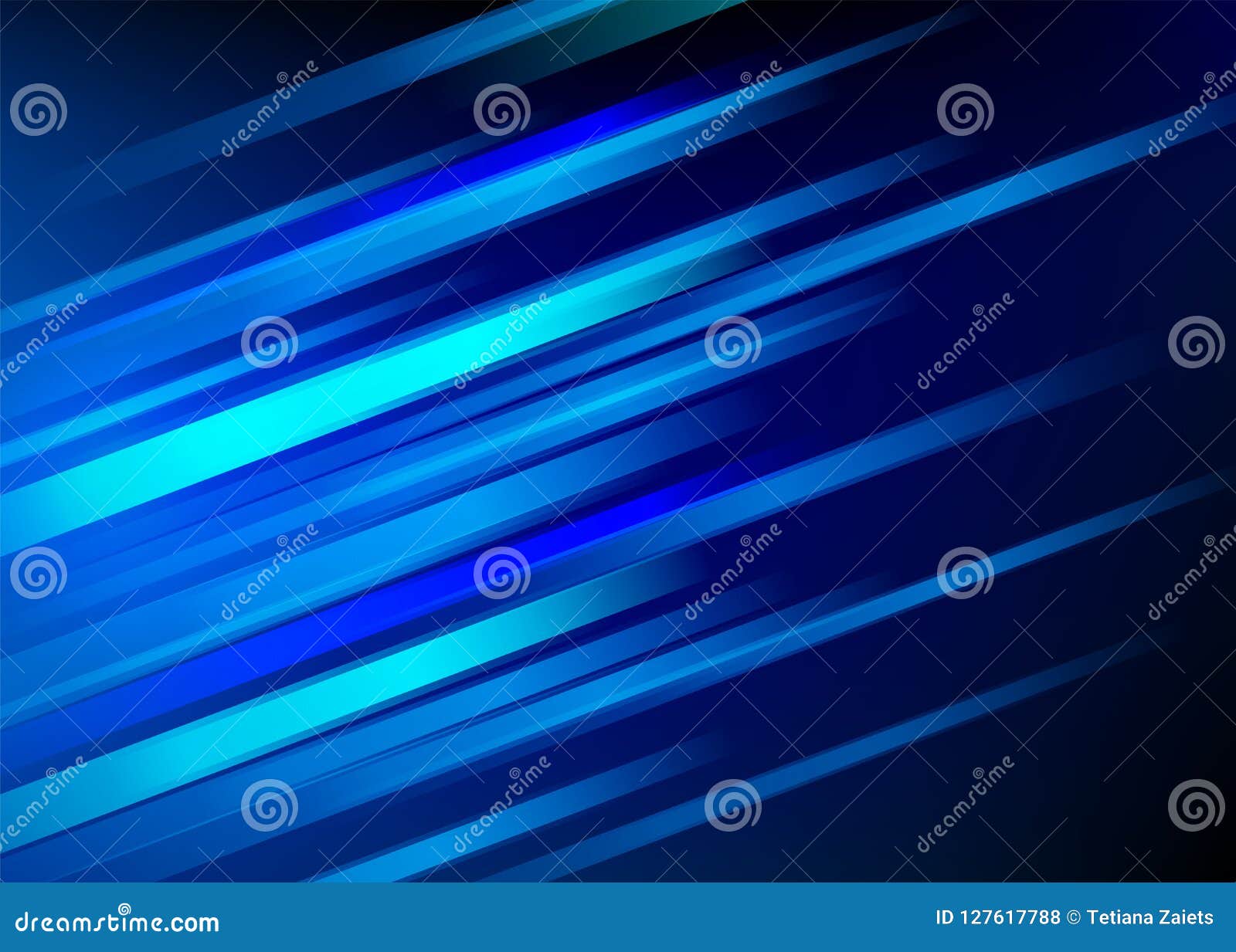 Abstract Blue Background with Light Diagonal Lines. Speed Motion Design ...