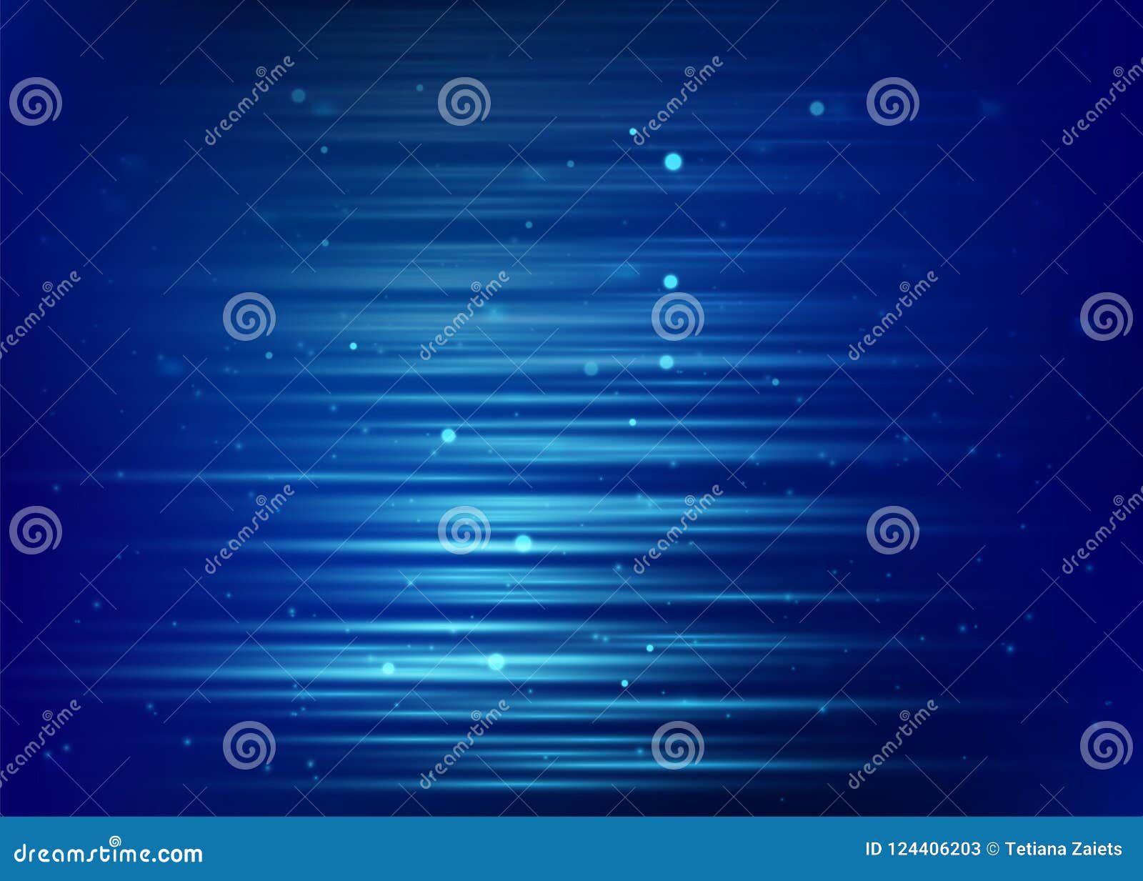 Abstract Blue Background with Light Dot Particles and Lines Effect ...