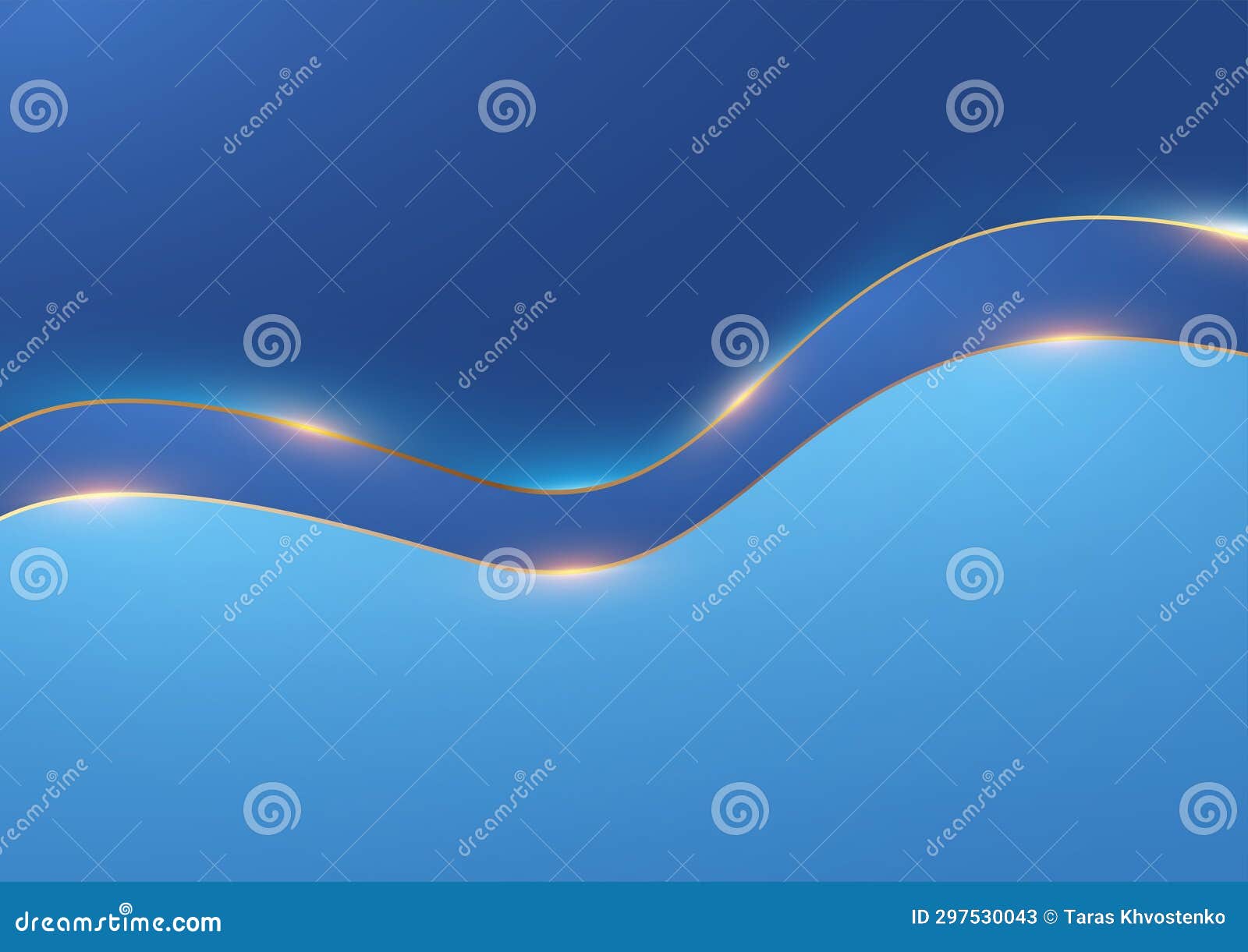 Abstract Blue Background with Light Effects Stock Illustration ...