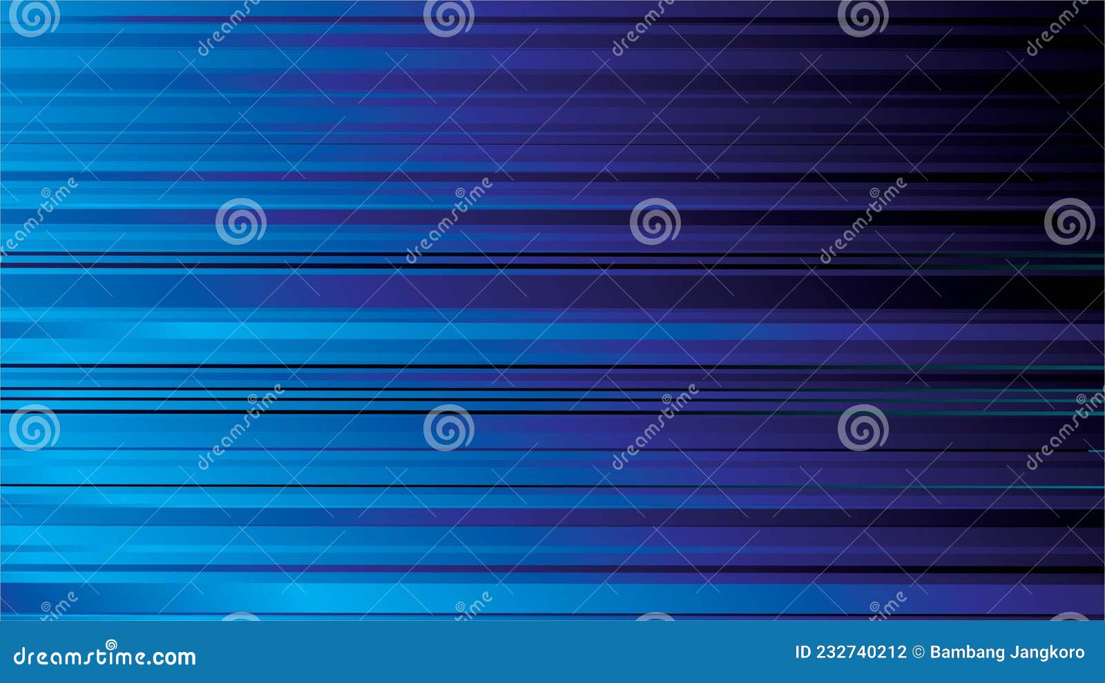 Abstract Blue Background with Light Horizontal Lines Stock Vector ...