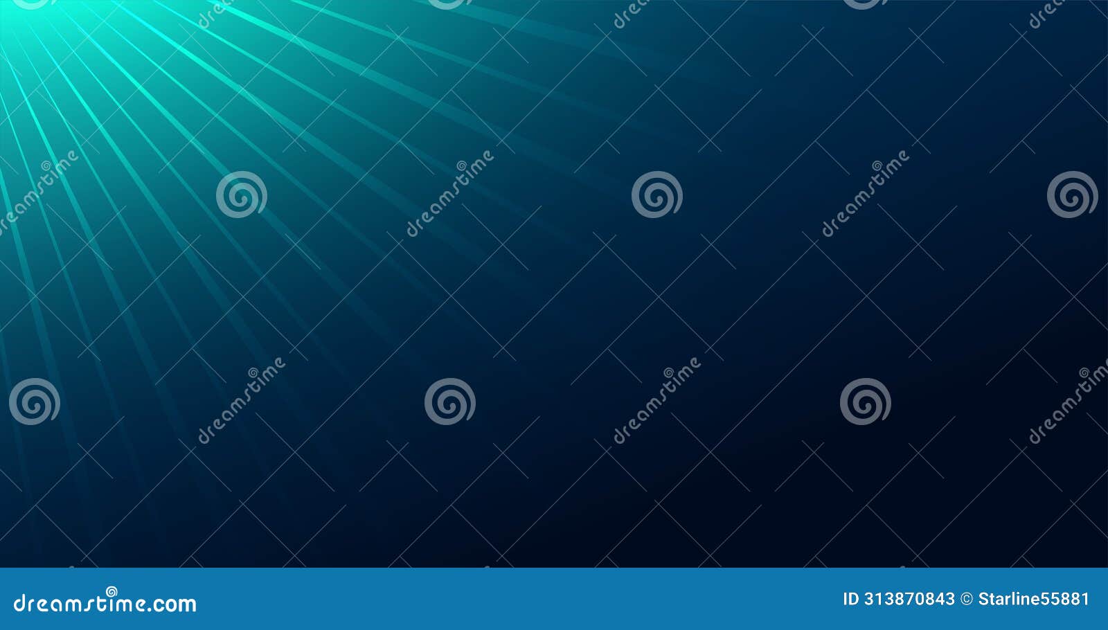 Abstract Blue Background with Light Rays Falloff Stock Vector ...