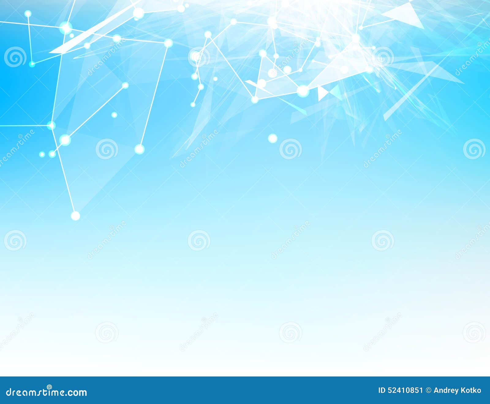 Abstract blue background stock vector. Illustration of biology - 52410851