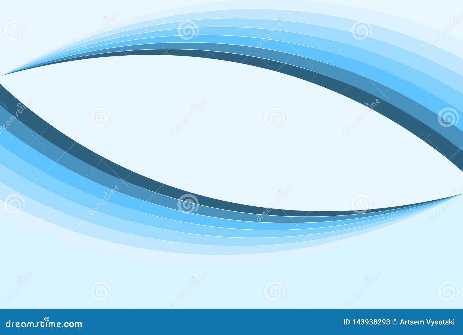 Abstract Blue Background with Light Wavy. Brochure Design or Flyer ...
