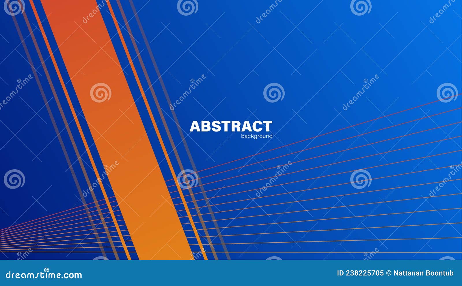 Abstract Blue Background and Lines, Background with Copy Space for ...